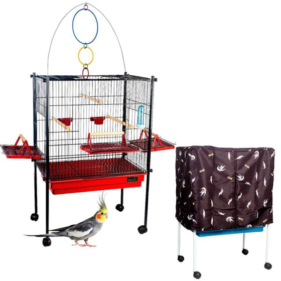 Viveiro Passaro Calopsita Grande Triplex Capa - Jelplast - Viveiros ...