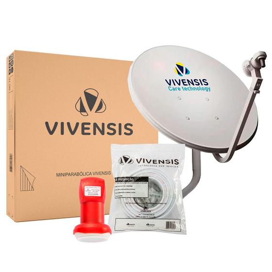 Vivensis Antena Banda KU 60CM - Antena Externa - Magazine Luiza