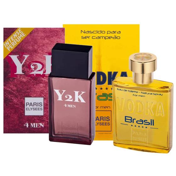 Vodka Brasil Amarelo + Y2K - Paris Elysees - Perfume Masculino ...