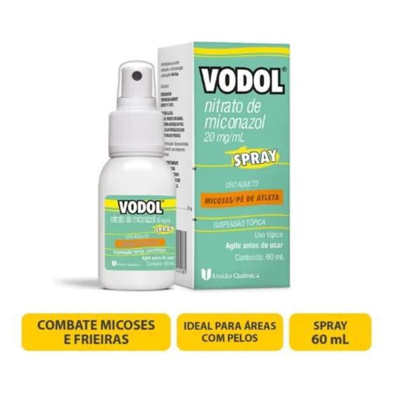 Vodol Spray Micose De Pele Unha Virilha Pé De Atleta 60ml - União ...