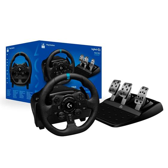 Volante Gamer Logitech G923 para PS5, PS4 e PC TRUEFORCE e Pedais ...