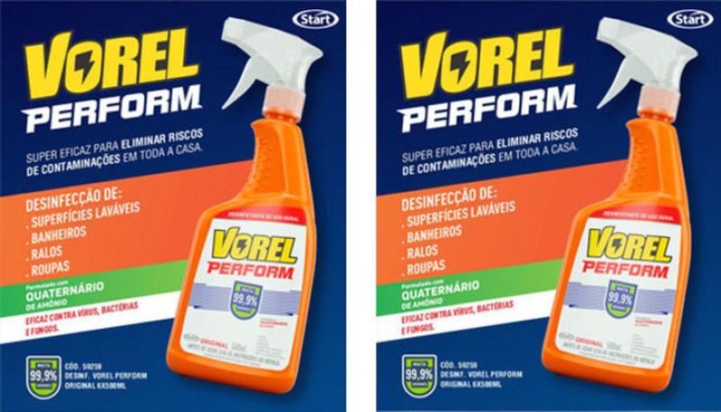 Vorel Perform Desinfetante Uso geral - Mata 99,9% dos Germes - Start ...