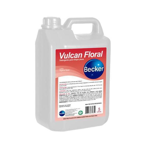 Vulcan Floral - Detergente Para Piso - Becker 5 Litros - Industrias ...