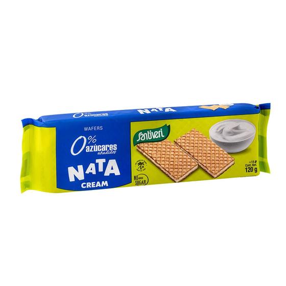 Wafer Sem Açúcar Nata Cream Santiveri 120g - Wafer - Magazine Luiza