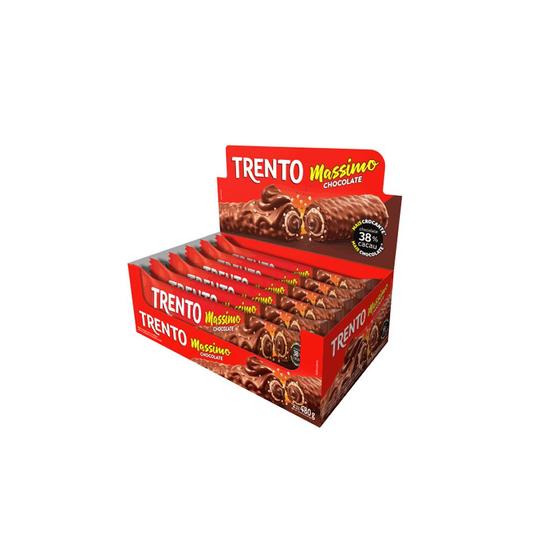Wafer Trento Massimo Chocolate - Chocolate / Barra de Chocolate ...