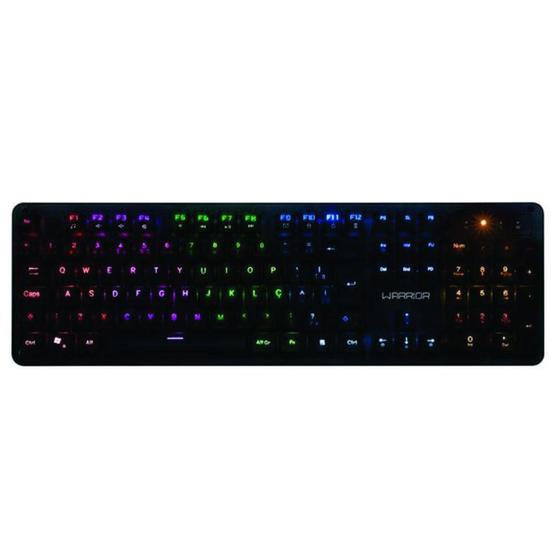 Warrior dunky teclado gamer mecanico led rainbow - Teclado - Magazine Luiza