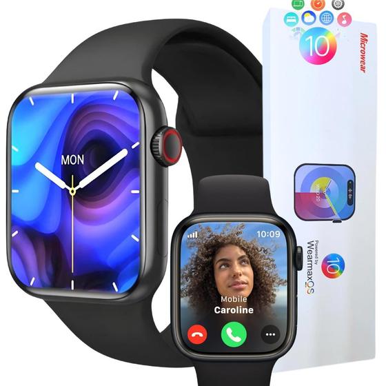 Watch Séries 9 Wearmax OS W99 Micro Os 10 NFC assistente inteligencia ...