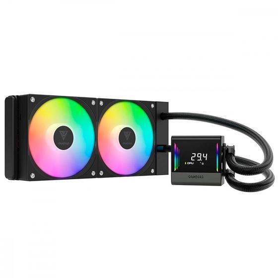 Water Cooler Gamdias Chione 240mm ARGB Preto - Water Cooler - Magazine ...