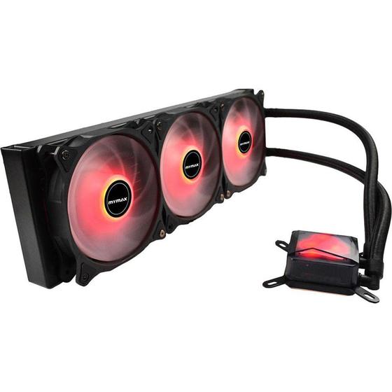 Water Cooler Mymax Algor 360mm Amd E Intel Led Vermelho - Peças para ...