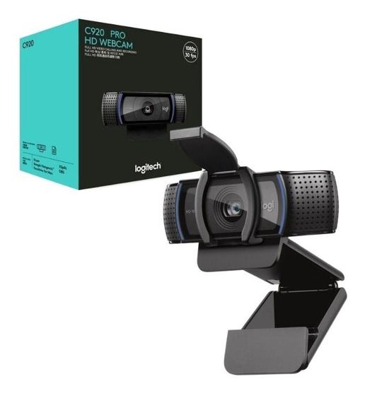 Webcam Logitech C920s Pró Full Hd 1080p Microfone Duplo - Webcam ...