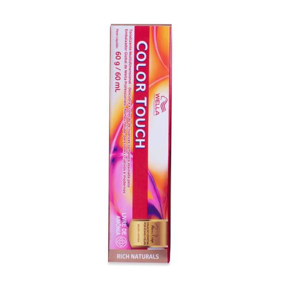 Wella Color Touch 8/35 Loiro Claro Dourado Caju 60 g - Tinta de Cabelo ...