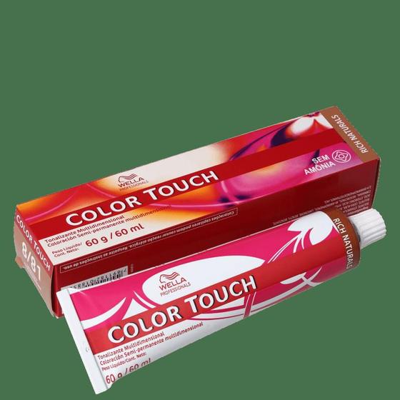 Wella Professionals Color Touch 8/81 Louro Claro Pérola Acinzentado ...