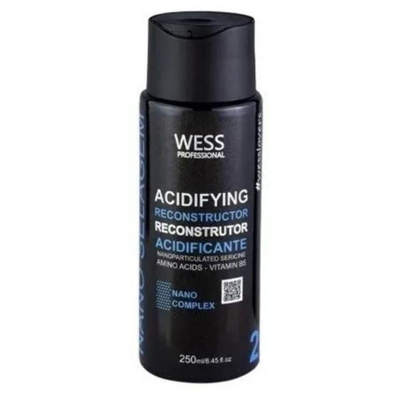 Wess Nano Selagem Acidificante Reconstrutor - 2 - 250Ml - Wess ...
