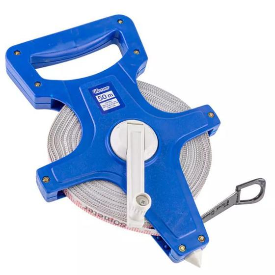 Western Trena Longa Fibra de Vidro Fita Metrica 50 metros Aberta com ...