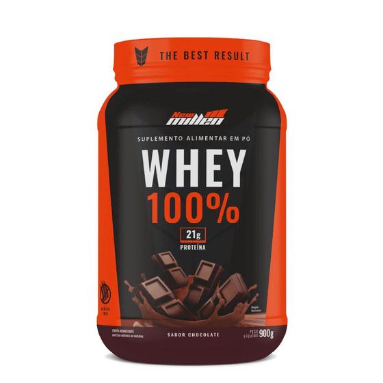 Whey 100% 900g Pote - NEW MILLEN - Whey Protein - Magazine Luiza