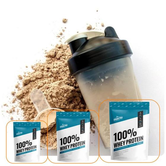 Whey 100% Concentrado 900g - Shark Pro ORIGINAL - Whey Protein Concentrado - Magazine Luiza