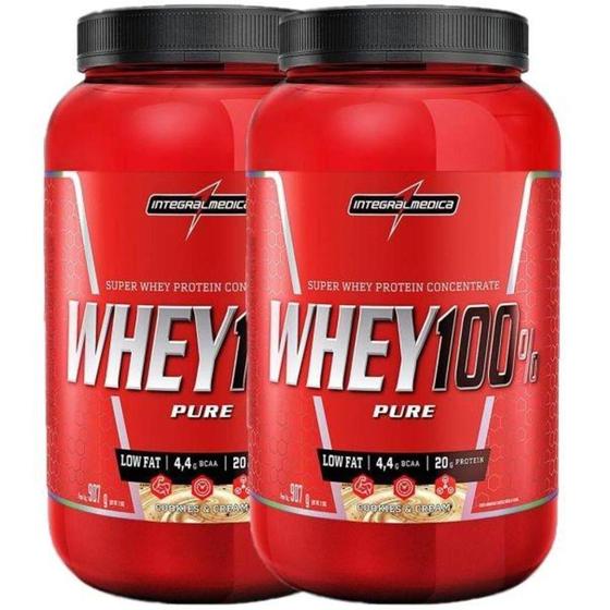 Whey 100% Concentrado Integral médica 900g - Whey Protein - Magazine Luiza
