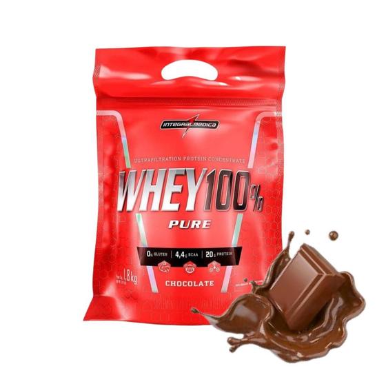 Whey 100% Concentrado IntegralMédica 900g Refil Wey Way Protein ...