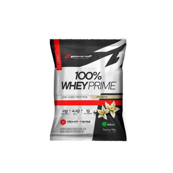 Whey 100 Prime Refil 900g Bodyaction Whey Protein Magazine Luiza