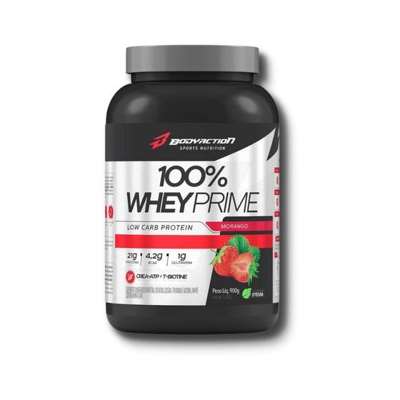 Whey 100% Proteína Prime Low Carb Pote 900g - Body Action - Sabor ...