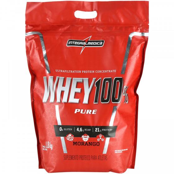 Whey 100 Pure Integral Medica 907g Pouch Integralmédica Whey