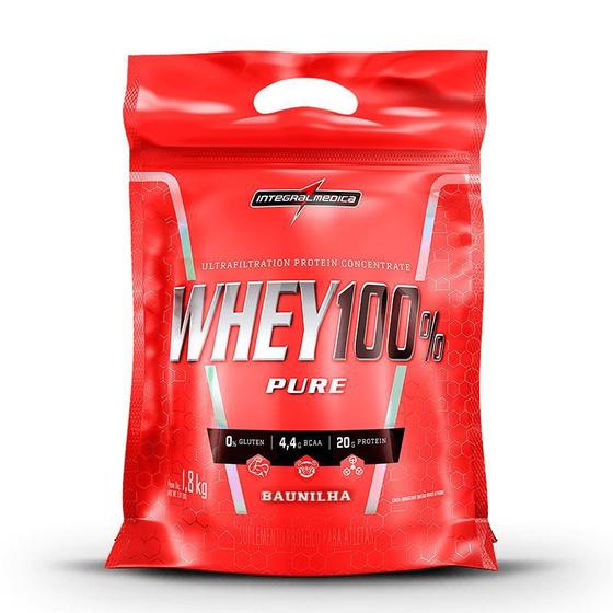 Whey 100% pure integralmedica - Massa Muscular - Magazine Luiza
