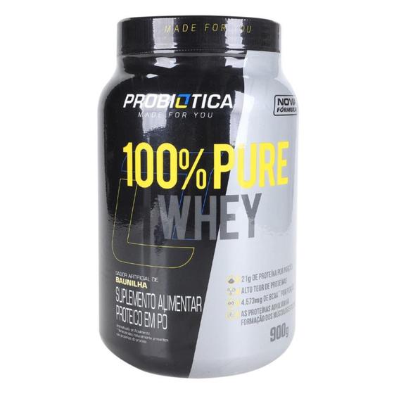 Whey 100 Pure Probiótica 900g Whey Protein Magazine Luiza
