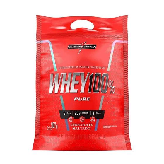 Whey 100% pure Refil 900g Integral Médica - Integralmédica - Whey ...