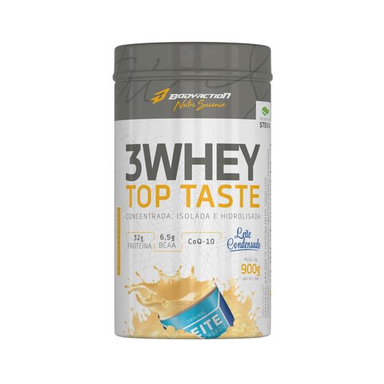 Whey 3w Top Taste 900g (concentrado-iso-hidro) - Bodyaction - Body Action - Whey Protein ...