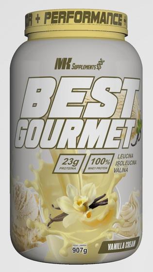 Whey Best Gourmet MK Supplements 907 Gr Escolha seu sabor - Whey ...
