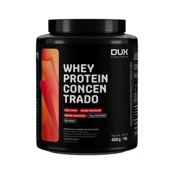 Whey Concentrado 100% DUX 450G - Dux Nutrition - Whey Protein ...
