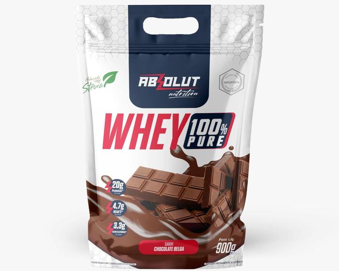 Whey Concentrado 100% Pure 900g Absolut Nutrition - Whey Protein Concentrado - Magazine Luiza