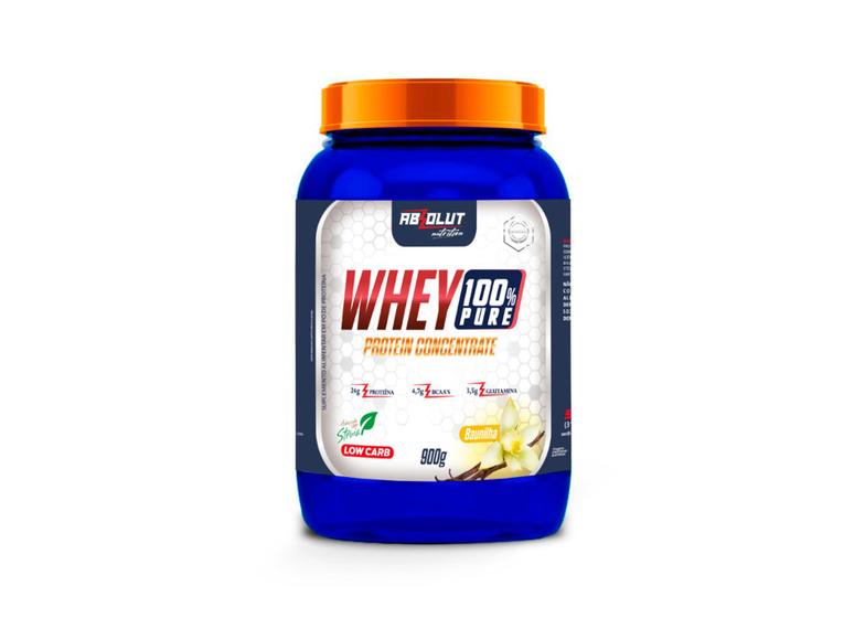 Whey Concentrado 900g Absolut Nutrition - Whey Protein - Magazine Luiza