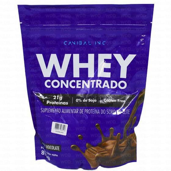Whey Concentrado Sabores - Pouch 825g Canibal Inc. - Whey Protein ...