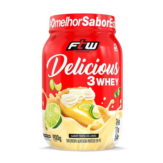 Whey Delicious 3W FTW 900g - Whey Protein - Magazine Luiza