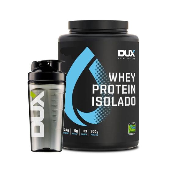 Whey dux isolado 900g - cookies + coqueteleira - Dux Nutrition - Whey ...