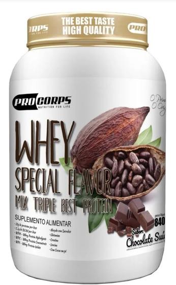 Whey Flavor PROCORPS sabor morango + garrafa + creatina PRO CORPS ...