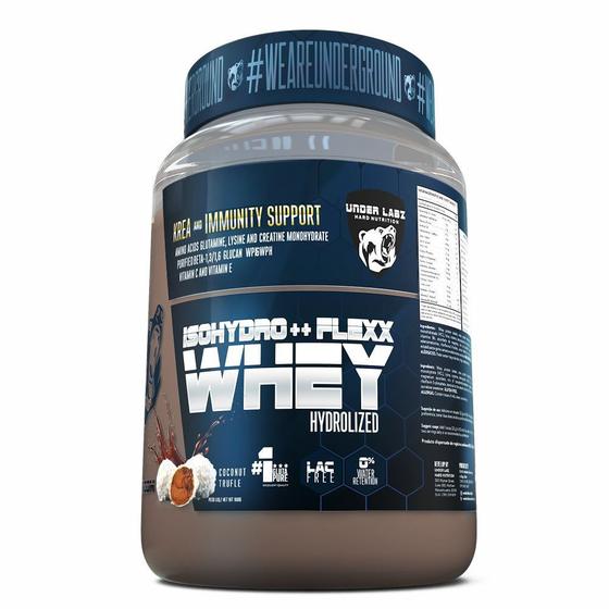 Whey Flexx Isohydro Hidrolizado Coconut 900gr - Under labz - Whey ...