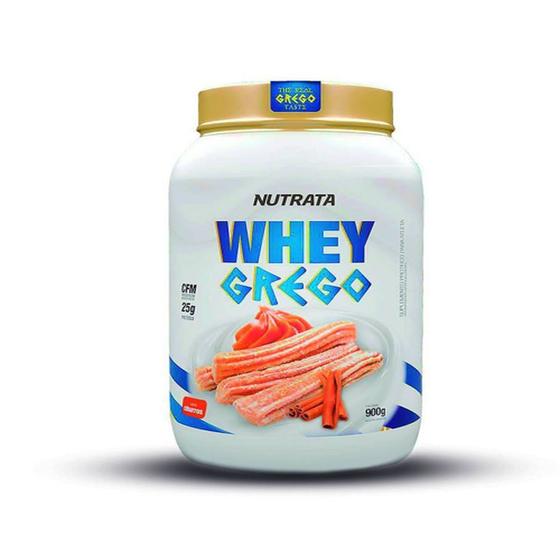 Whey Grego Churros 900g- Nutrata- Isolado e Concentrado - Whey Protein ...