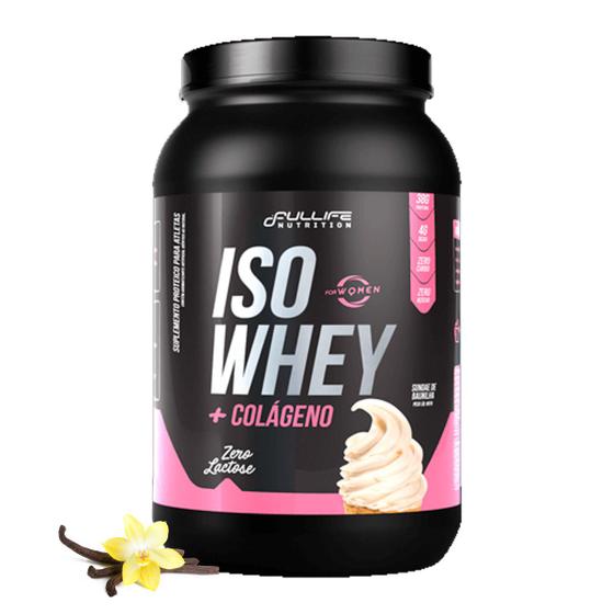 Whey Isolado Sem Lactose Com Colageno E Zero Açúcar 907g - Fullife ...