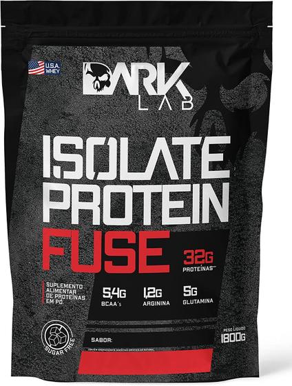 Whey Isolate Protein Fuse 1,8kg BCAAs Whey Protein Glutamina e ...