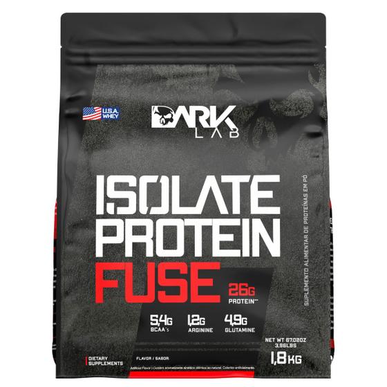 Whey Isolate Protein Fuse 1,8kg BCAAs Whey Protein Glutamina e ...