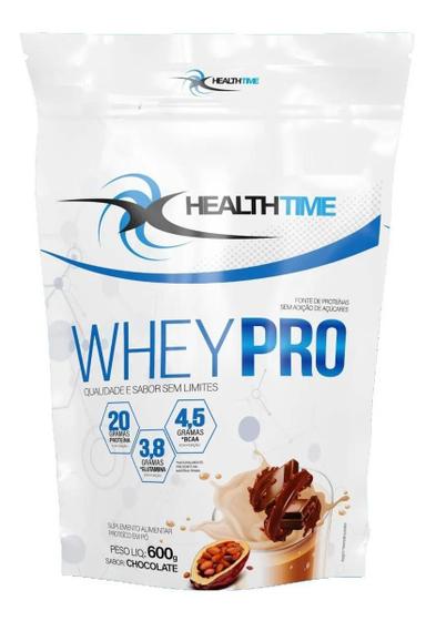 Whey Pro Healthtime 600G Chocolate - Massa Muscular - Magazine Luiza