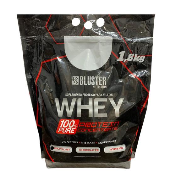 Whey Protein 100% Bluster Concentrado Sabor Baunilha Refil 1,8kg Absolut Nutrition - Whey ...