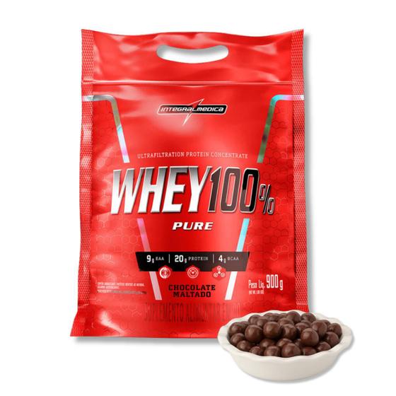 Whey Protein 100 Chocolate Maltado Integralmédica 900g