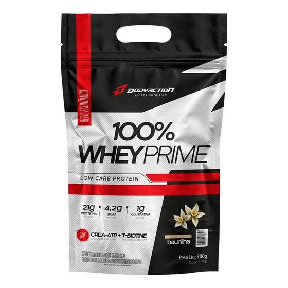 Whey Protein 100% Concentrado Prime Refil Low Carb Qualidade de Vida ...