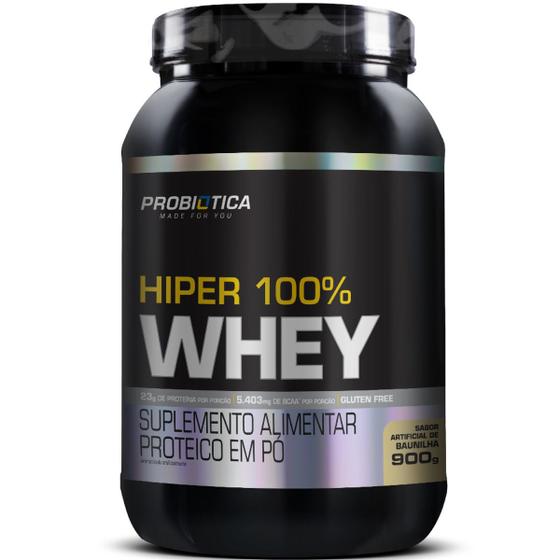 Whey Protein 100% Pura V02 Probiotica Sabor Chocolate Mais Força e ...
