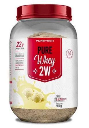 Whey Protein 100% Pure 2w 900g Puretech - Massa Muscular - Magazine Luiza