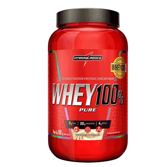 Whey Protein 100% Pure Pote 900g Integralmedica - Whey Protein ...