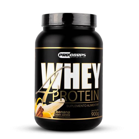 Whey Protein 4W 900g Concentrado Isolado Hidrolisado e Beef Protein Pro ...